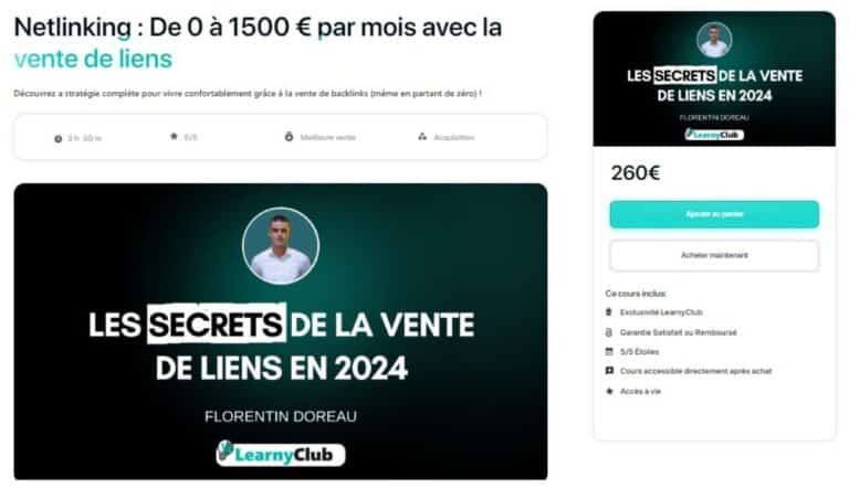 Top 5 des Meilleures Formations Vente de Liens en 2026